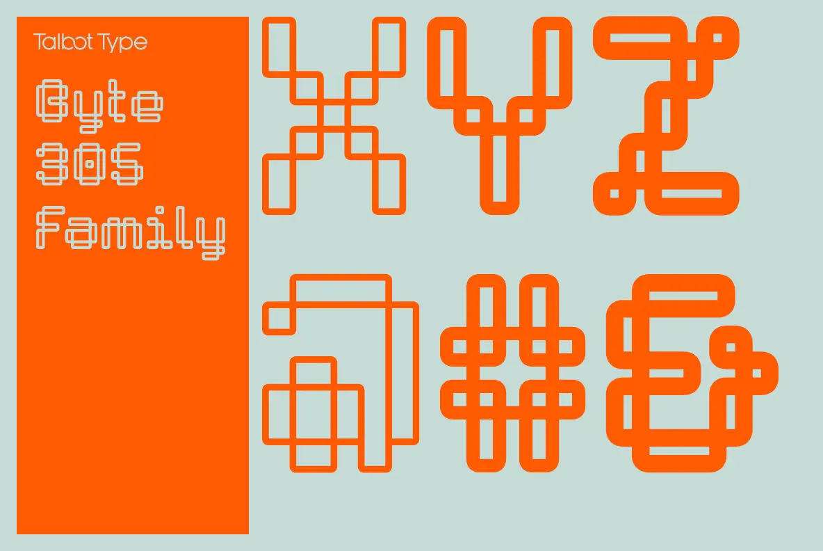 Byte 305 Font - FontPath