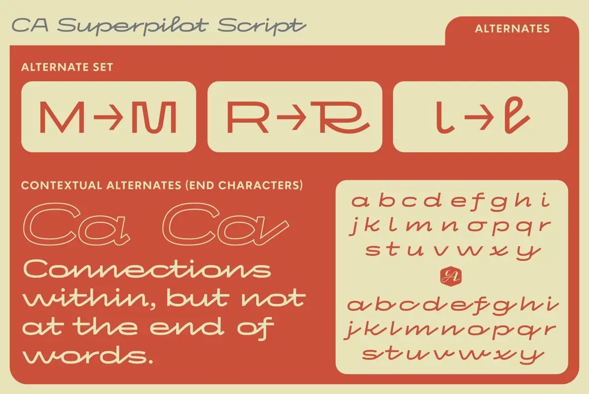 CA Superpilot Font - YouWorkForThem