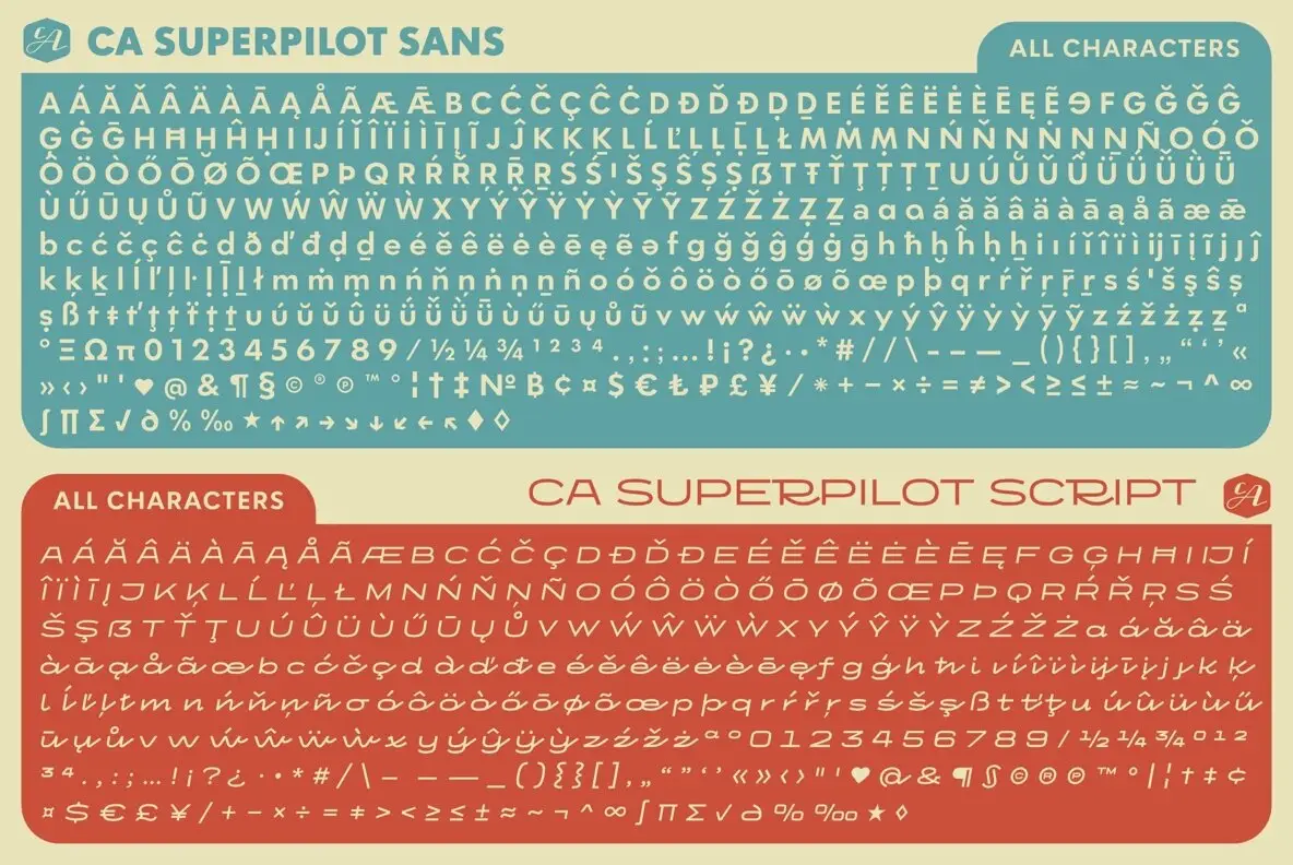 CA Superpilot Font - YouWorkForThem