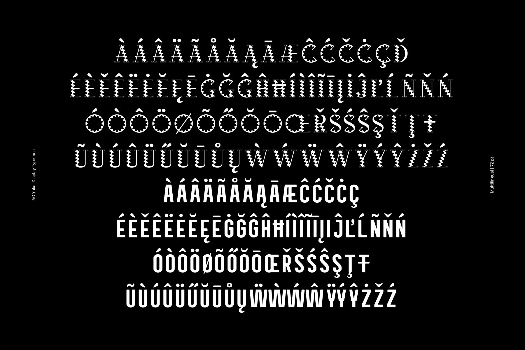 AO Yokai Font - YouWorkForThem