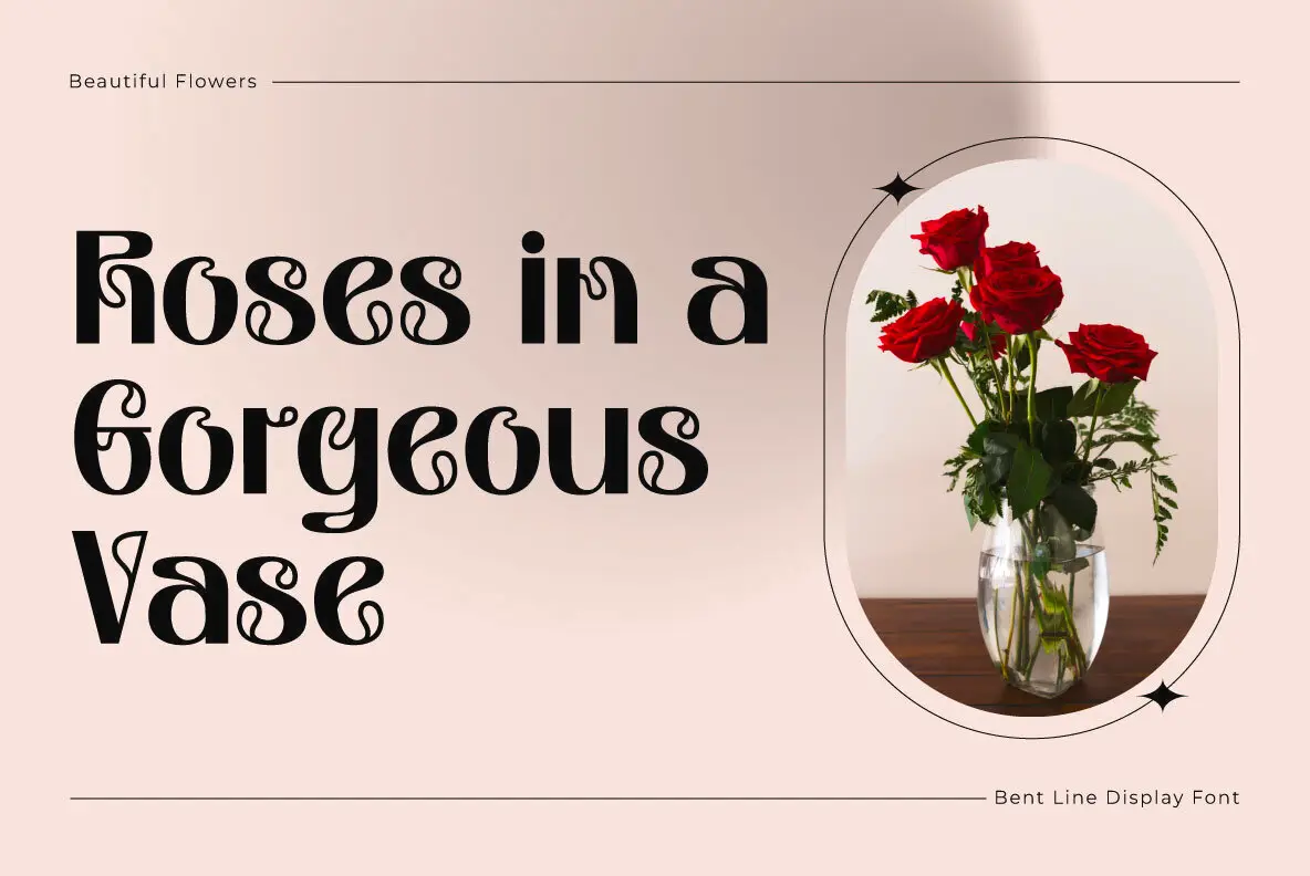 Bent Line Font - FontPath