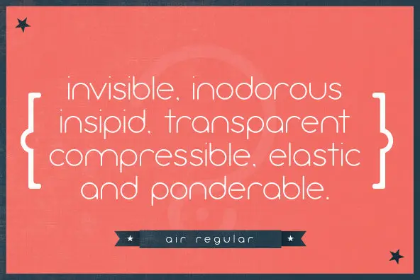 Air Font - YouWorkForThem