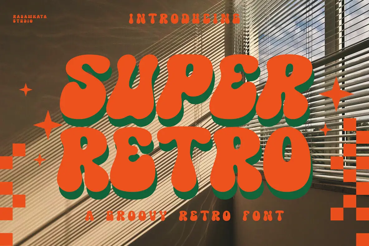 Super Retro Font - YouWorkForThem