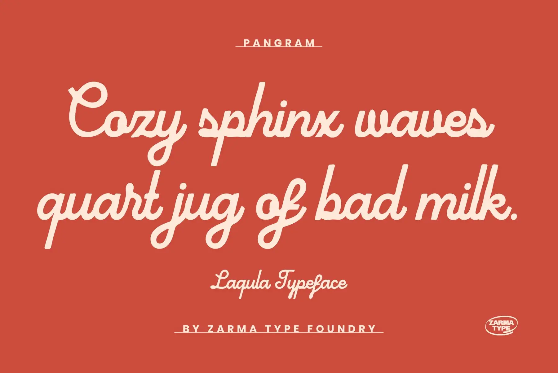 Laqula Font - YouWorkForThem