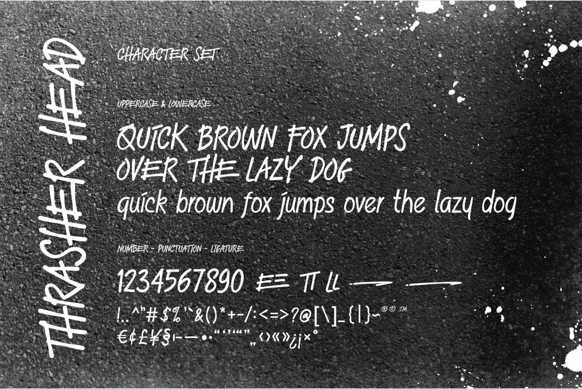 Thrasher Head Font - YouWorkForThem