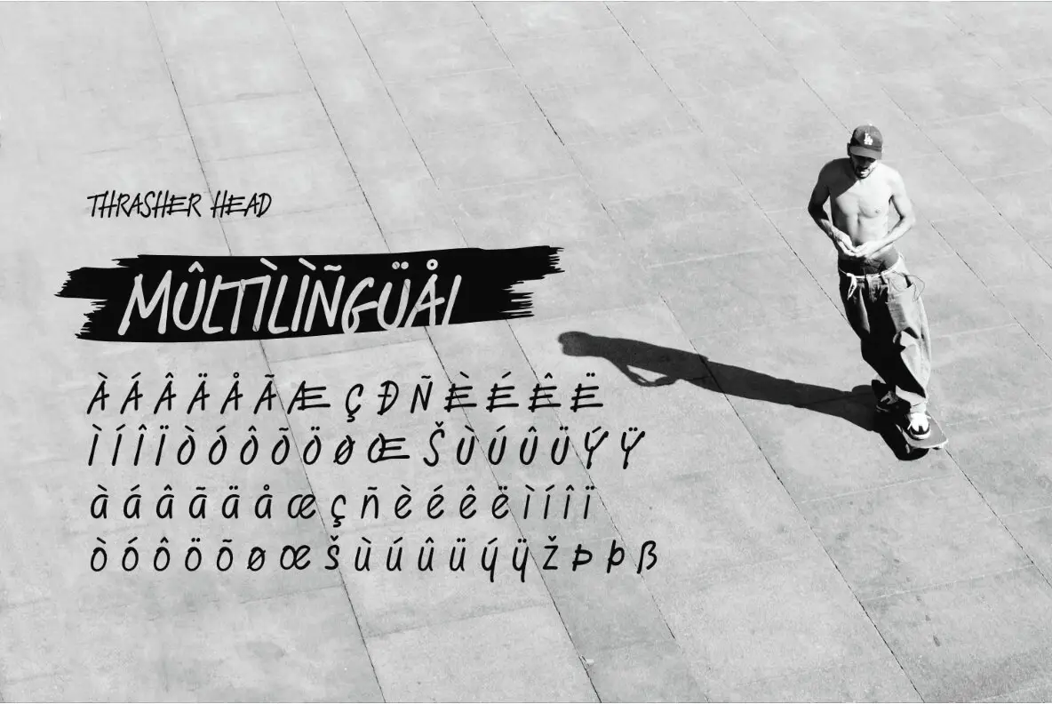 Thrasher Head Font - YouWorkForThem