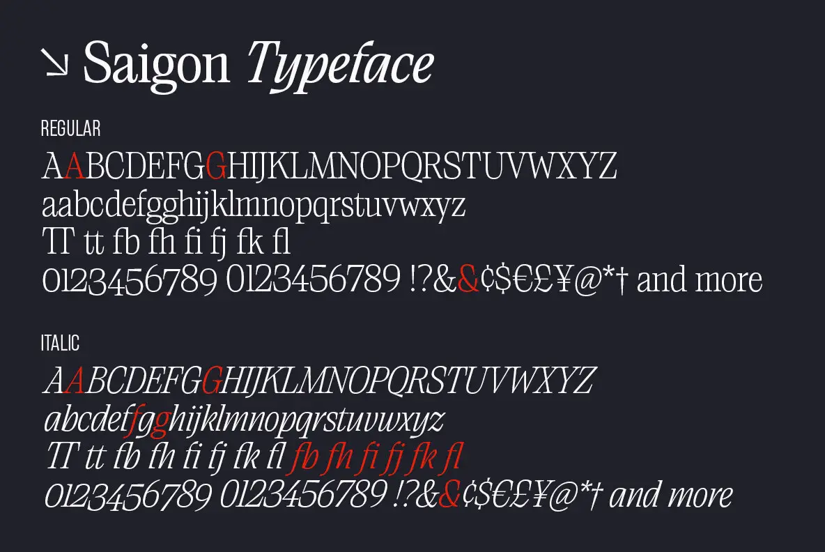 Saigon Font - FontPath