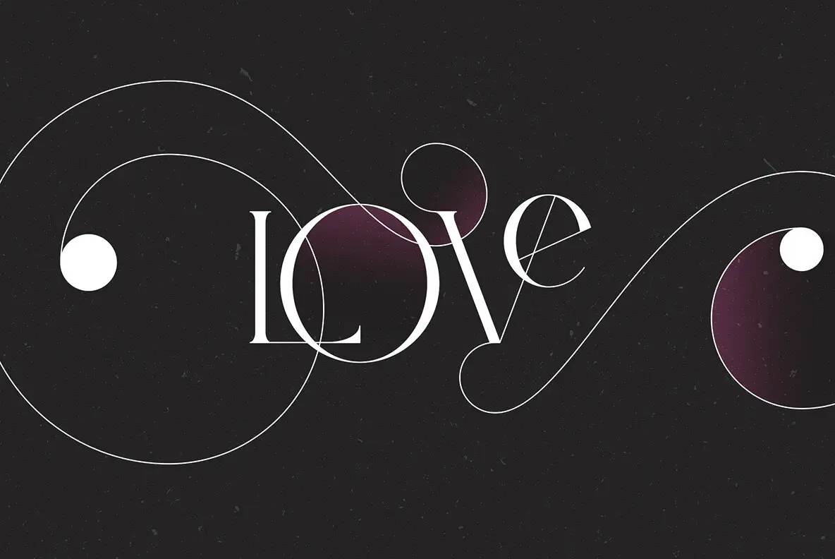 Moon Type Font - YouWorkForThem