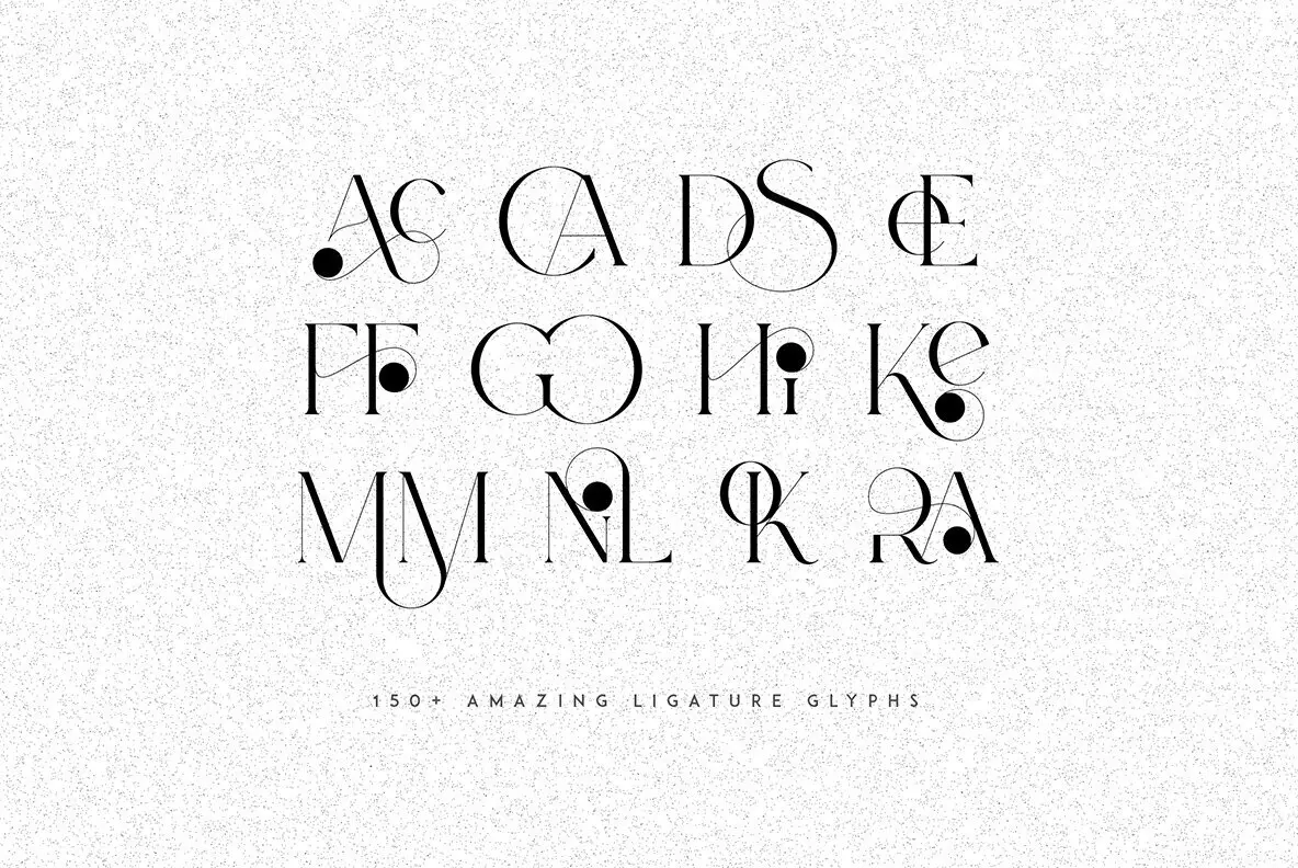 Moon Type Font - YouWorkForThem