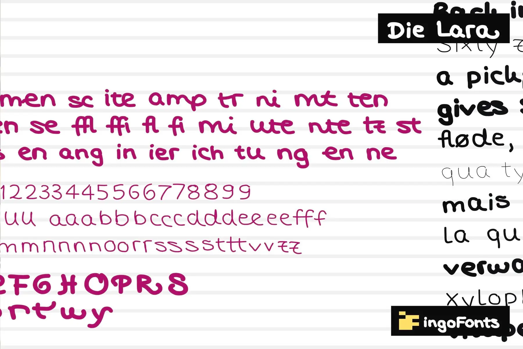 Die Lara Font - FontPath