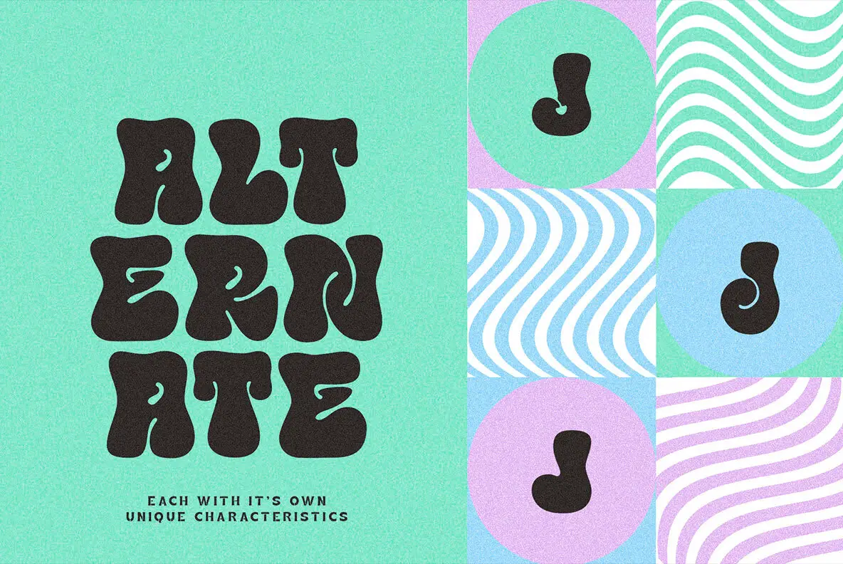 Bubble Brown Font - FontPath