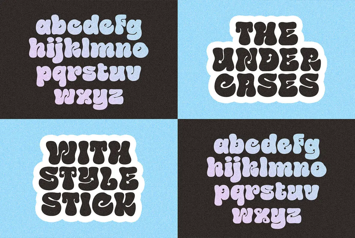 Bubble Brown Font - FontPath