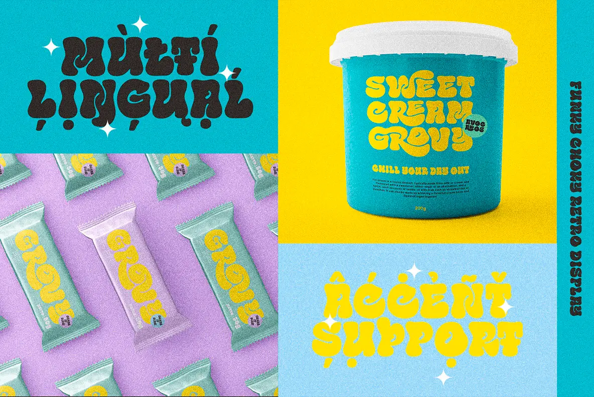 Bubble Brown Font - FontPath