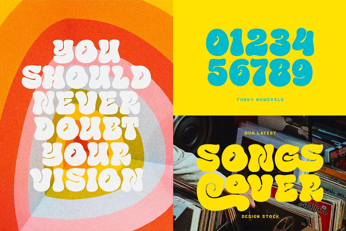 Bubble Brown Font - FontPath