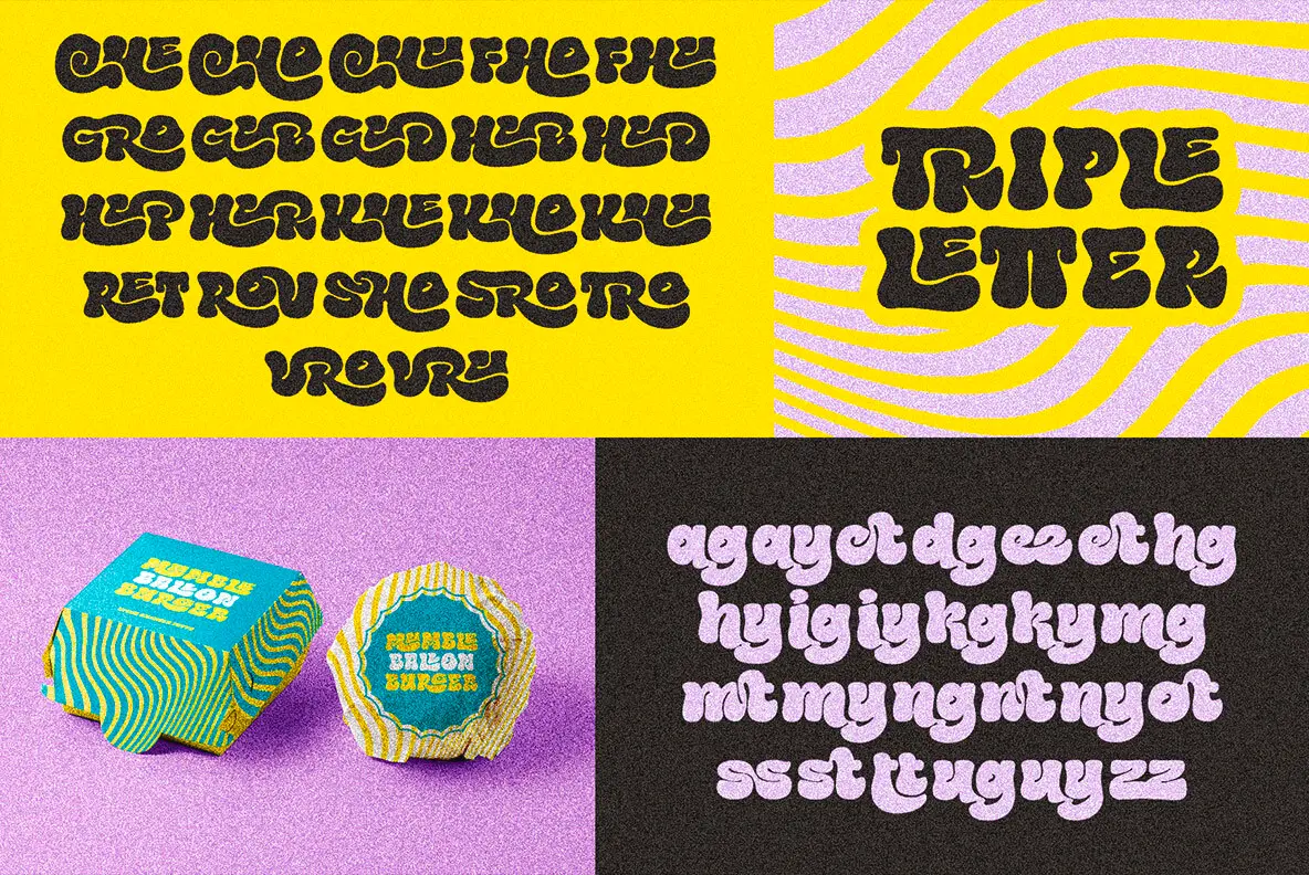 Bubble Brown Font - FontPath