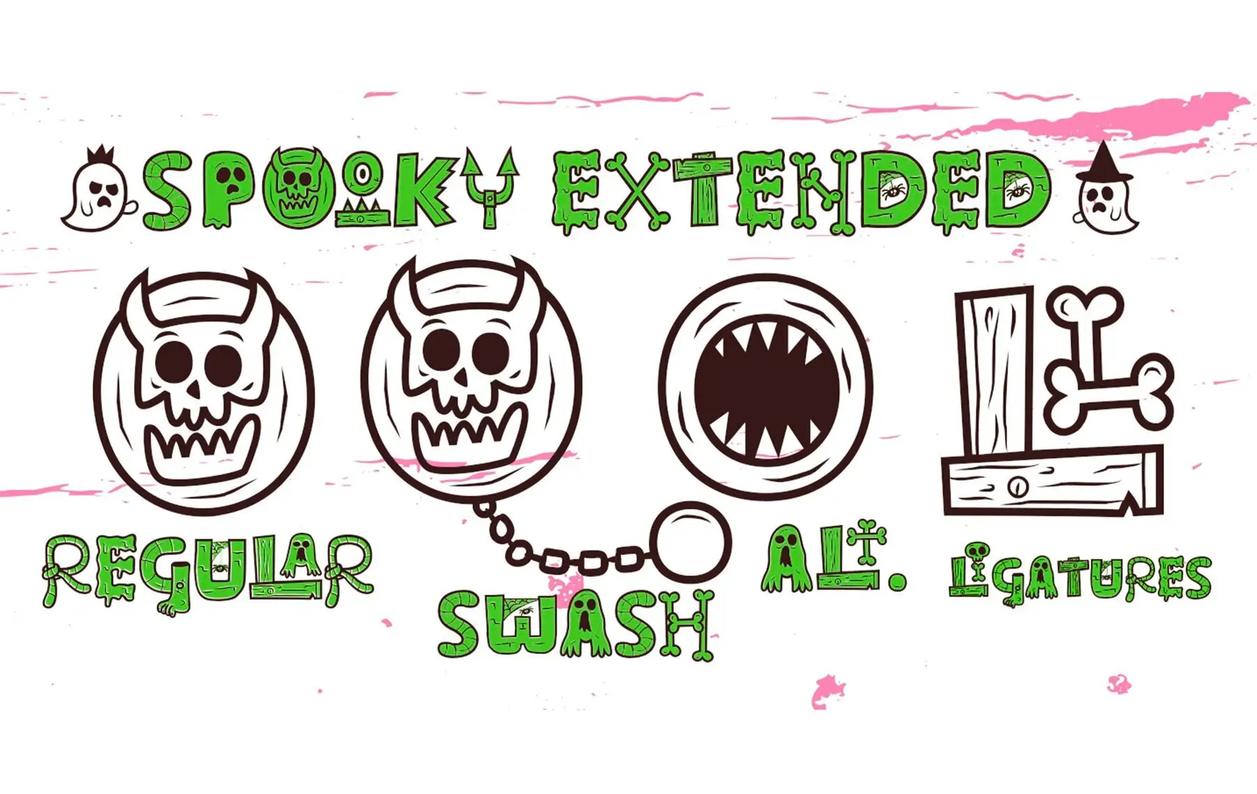 Ghostly Forest Font - FontPath