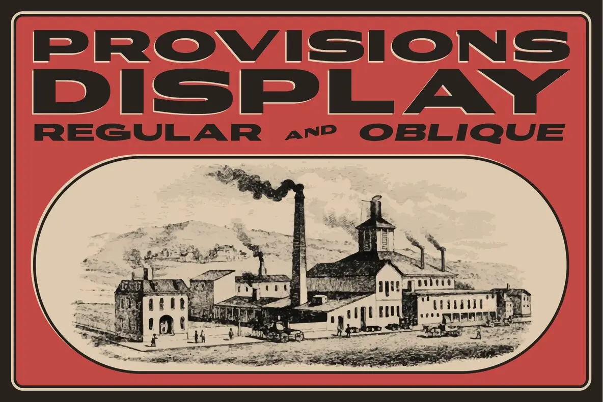 Provisions Font - YouWorkForThem