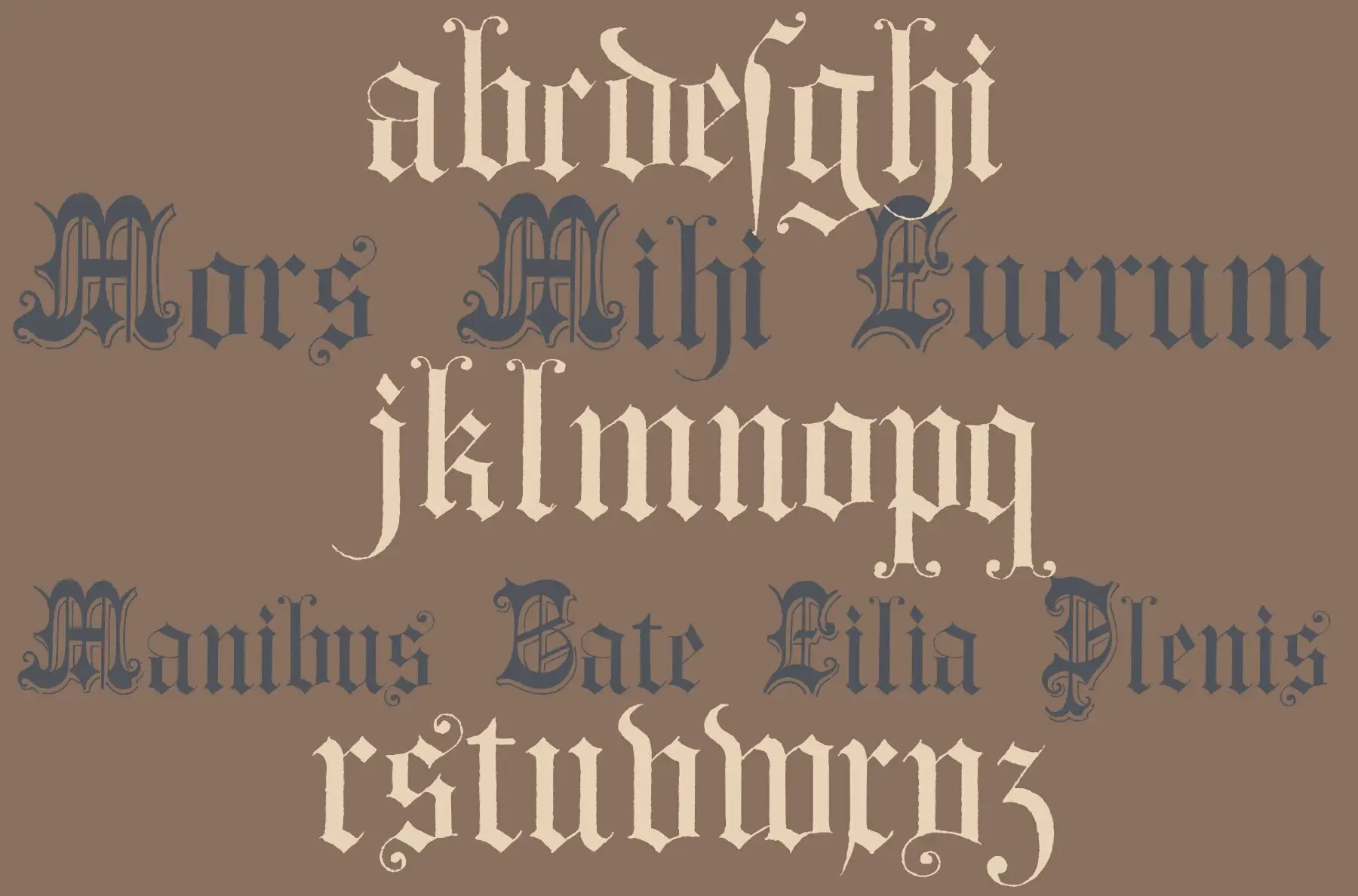 Malitia Vetus Font - YouWorkForThem