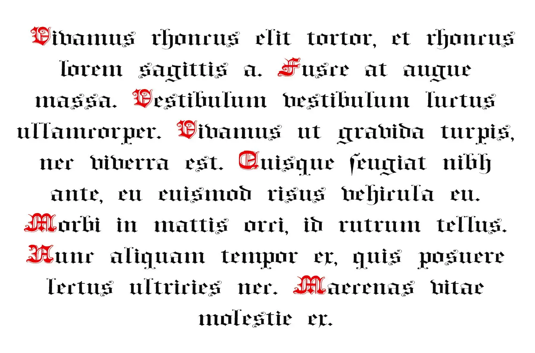 Malitia Vetus Font - YouWorkForThem