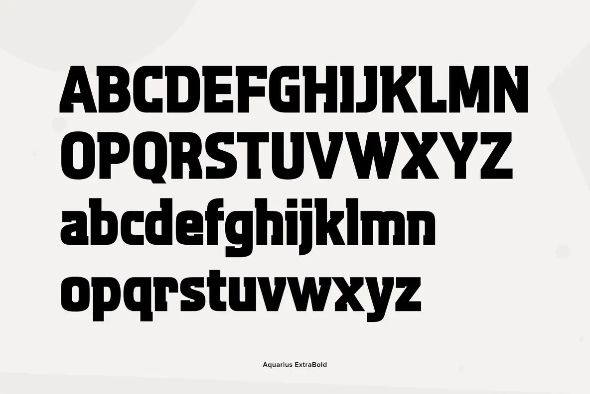 Aquarius Font - YouWorkForThem