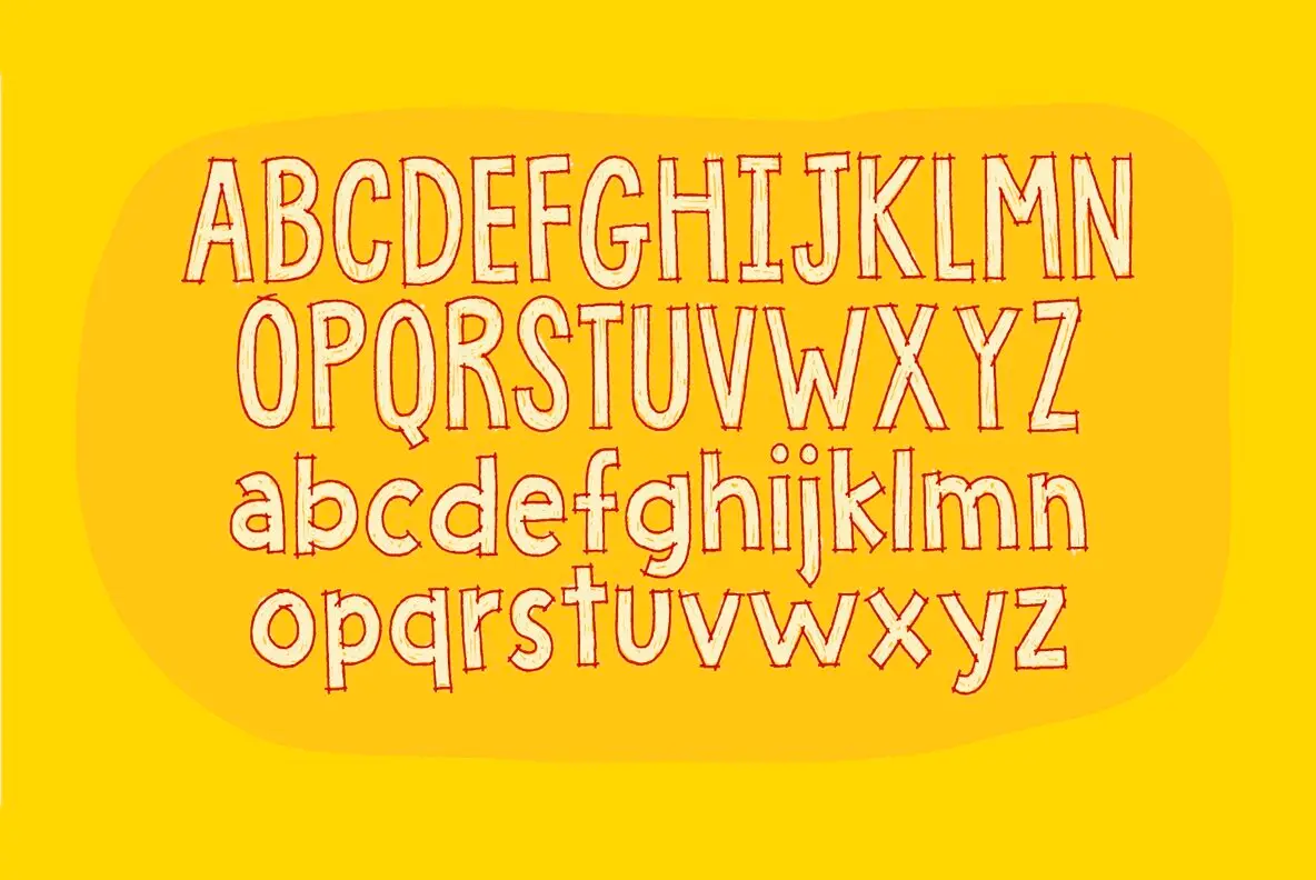 Friendly Yellow Font - FontPath