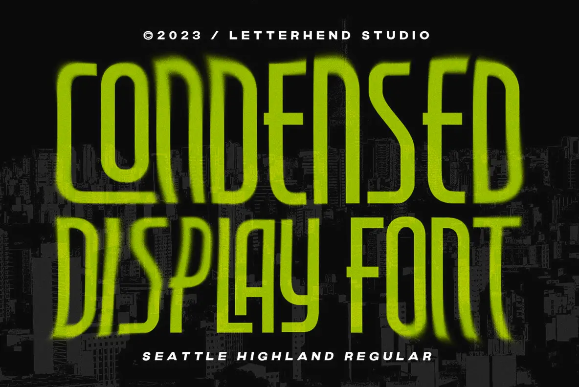 Seattle Highland Font - YouWorkForThem