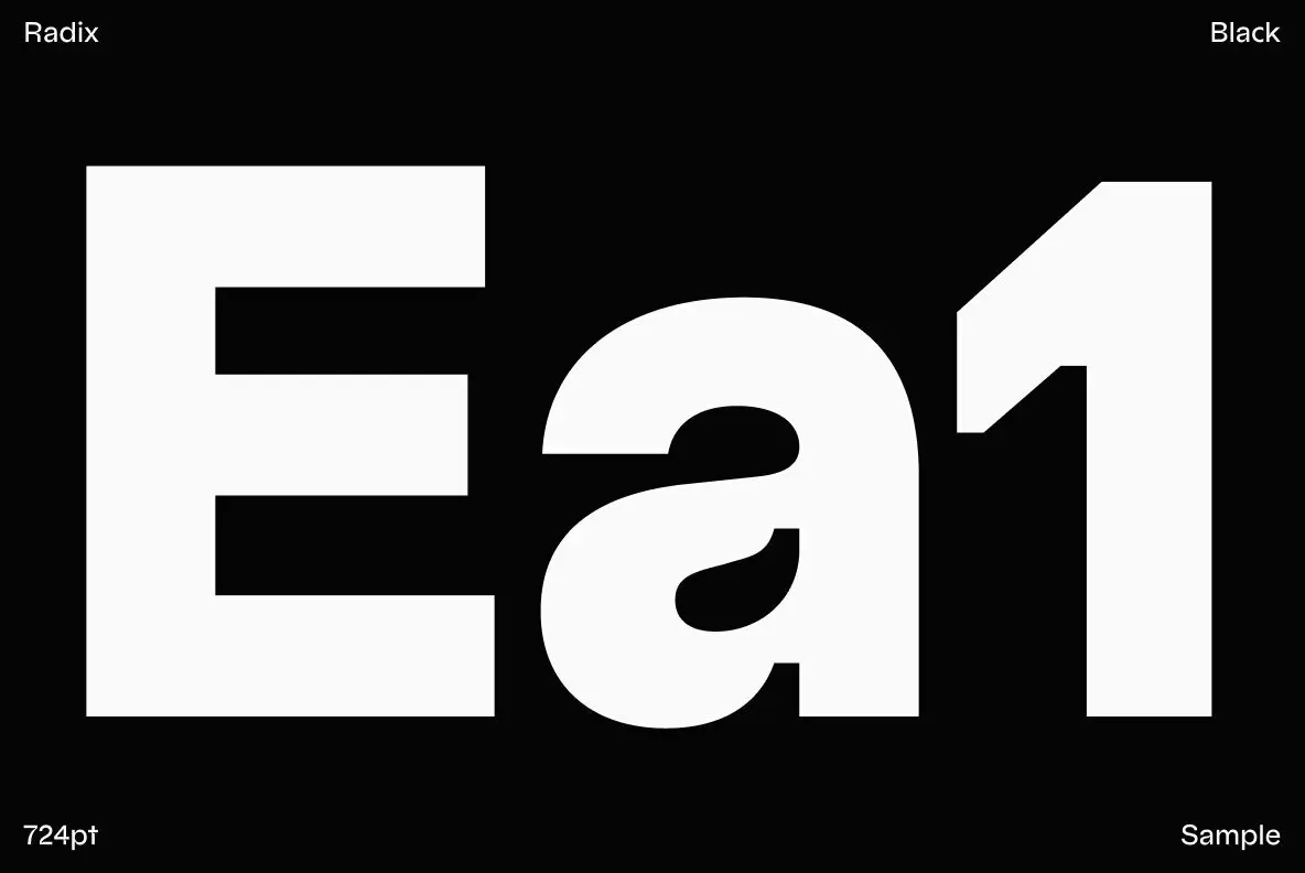 Radix Font - YouWorkForThem