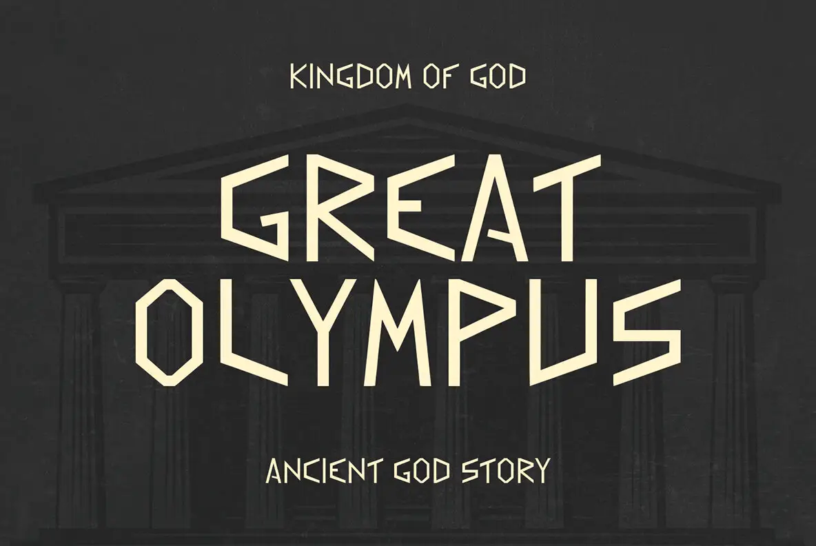 Greek Myth Font - FontPath