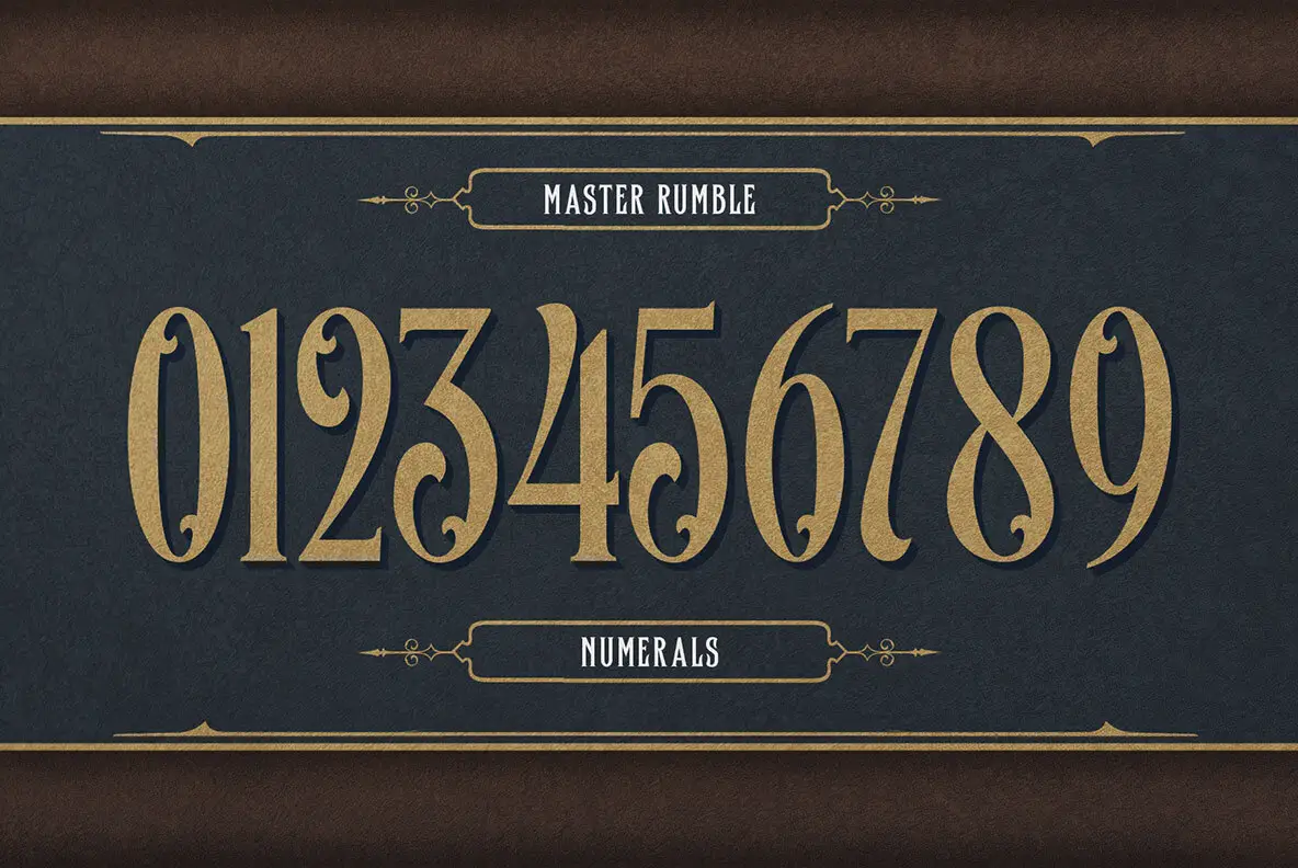 Master Rumble Font - YouWorkForThem