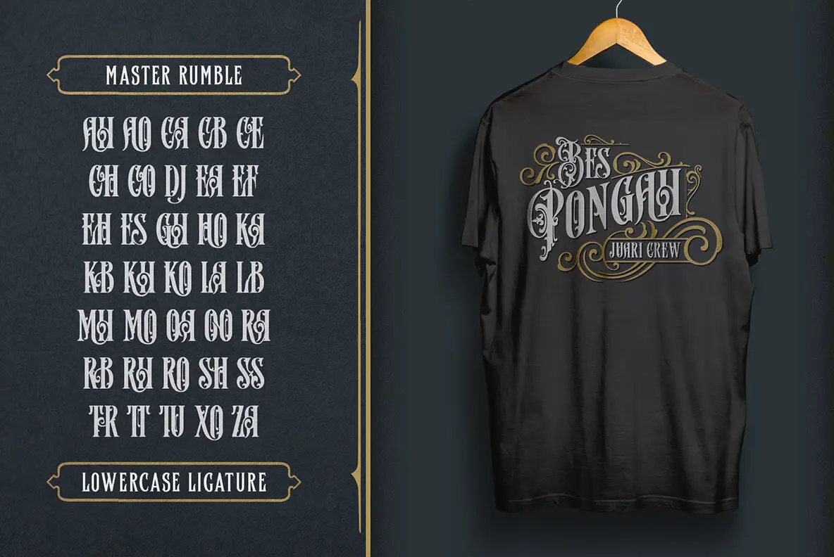 Master Rumble Font - YouWorkForThem