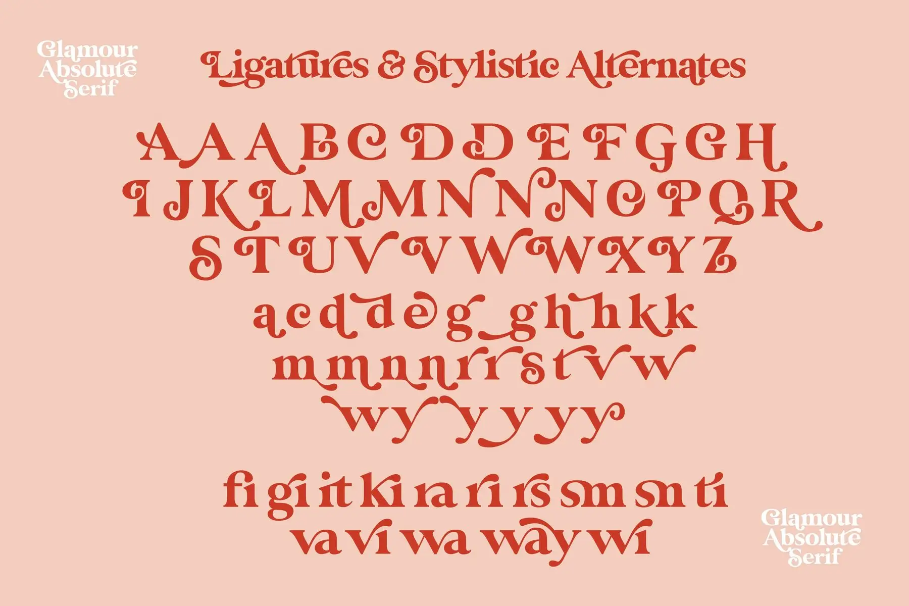 Glamour Absolute: Bold Serif with Modern and Vintage Curves ...