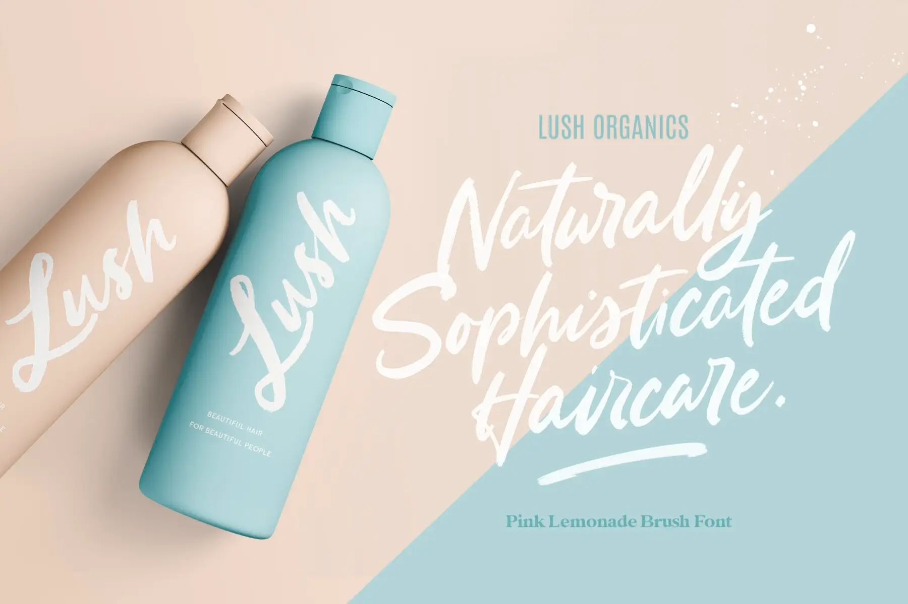 Pink Lemonade: A Bold Brush Font by Nicky Laatz with Sweet, Casual ...