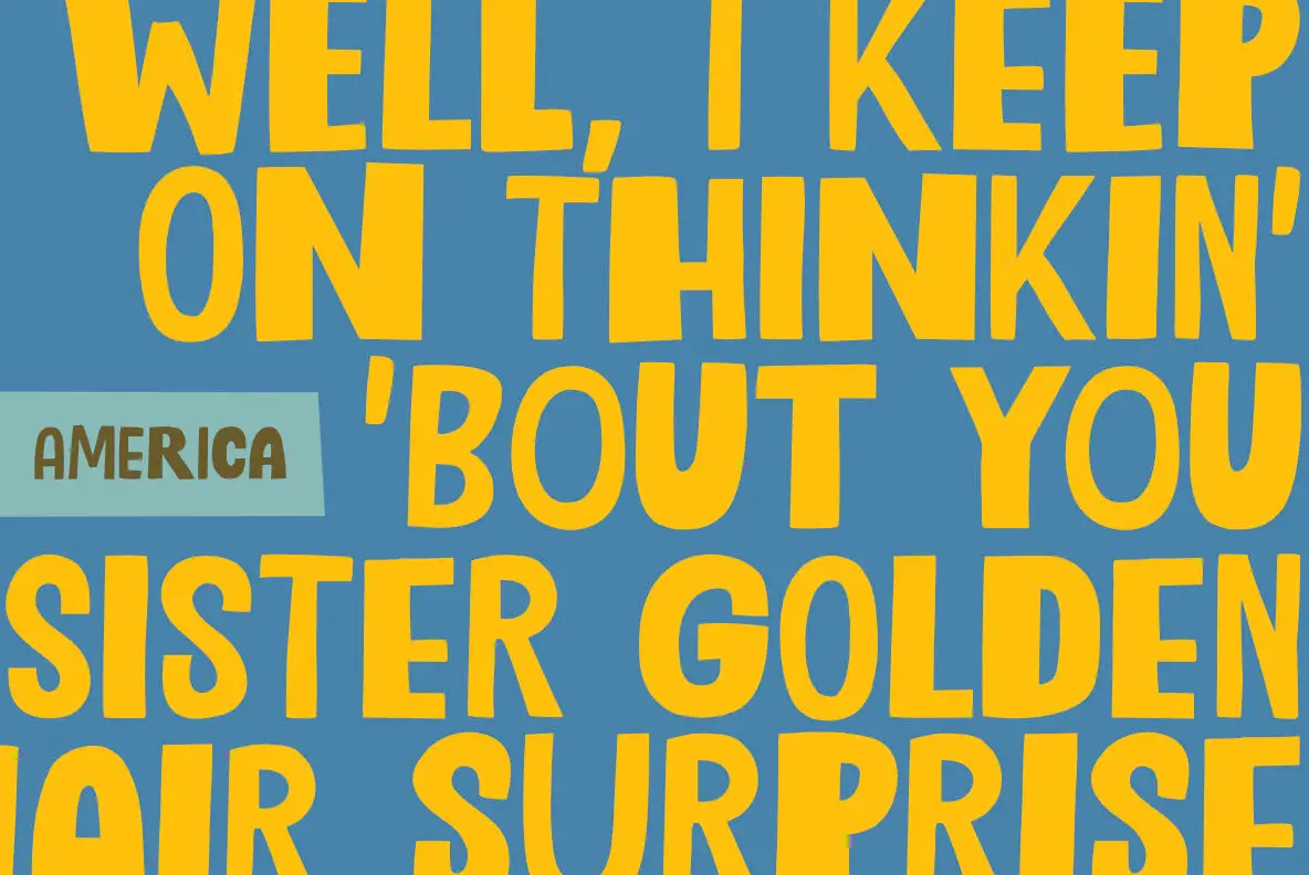 Holistic Haircut Font - YouWorkForThem