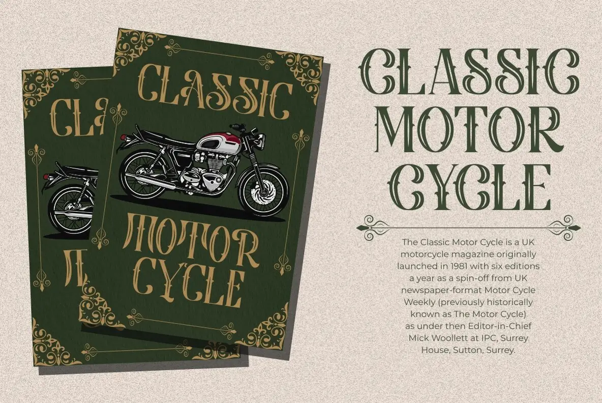 Vintage Binary Font - YouWorkForThem