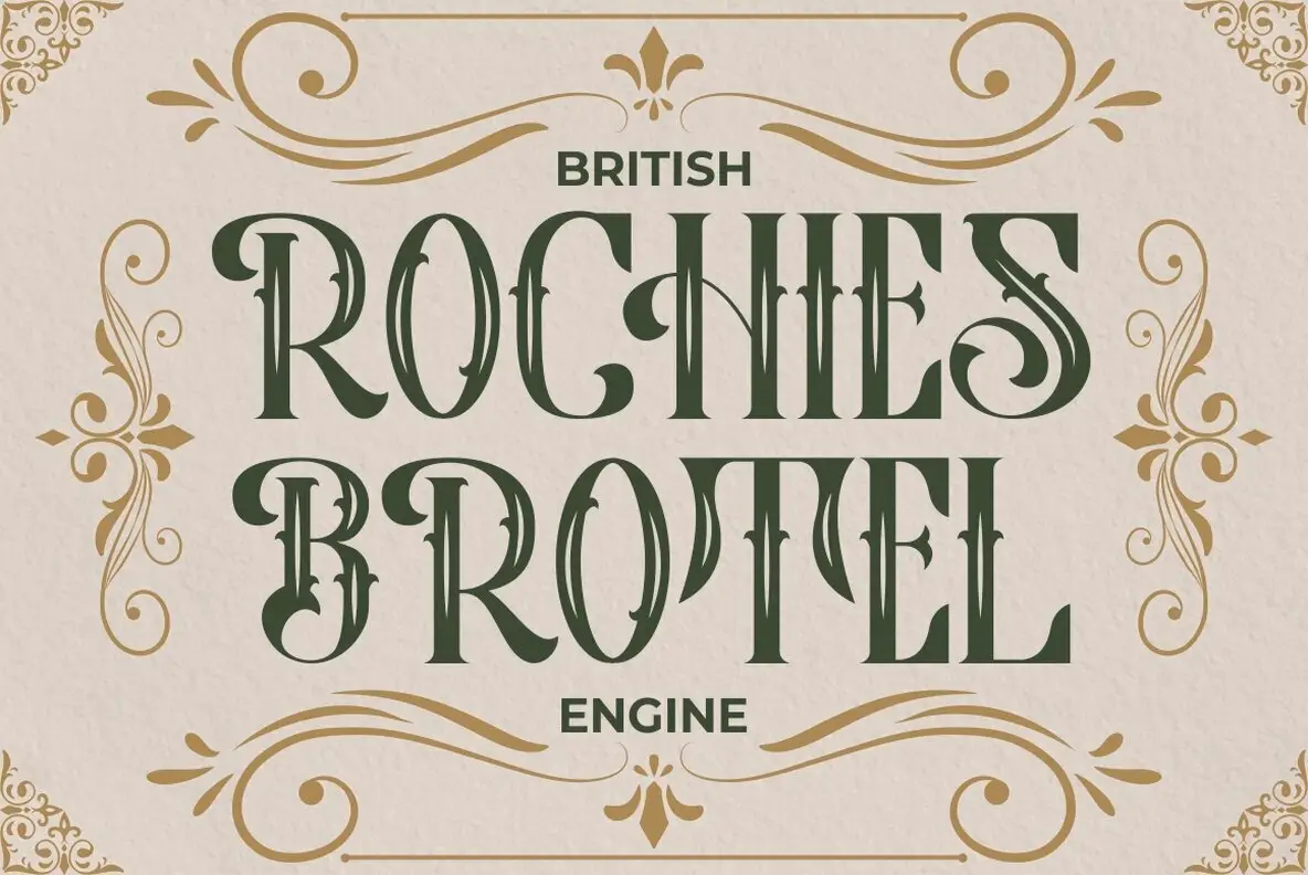 Vintage Binary Font - YouWorkForThem