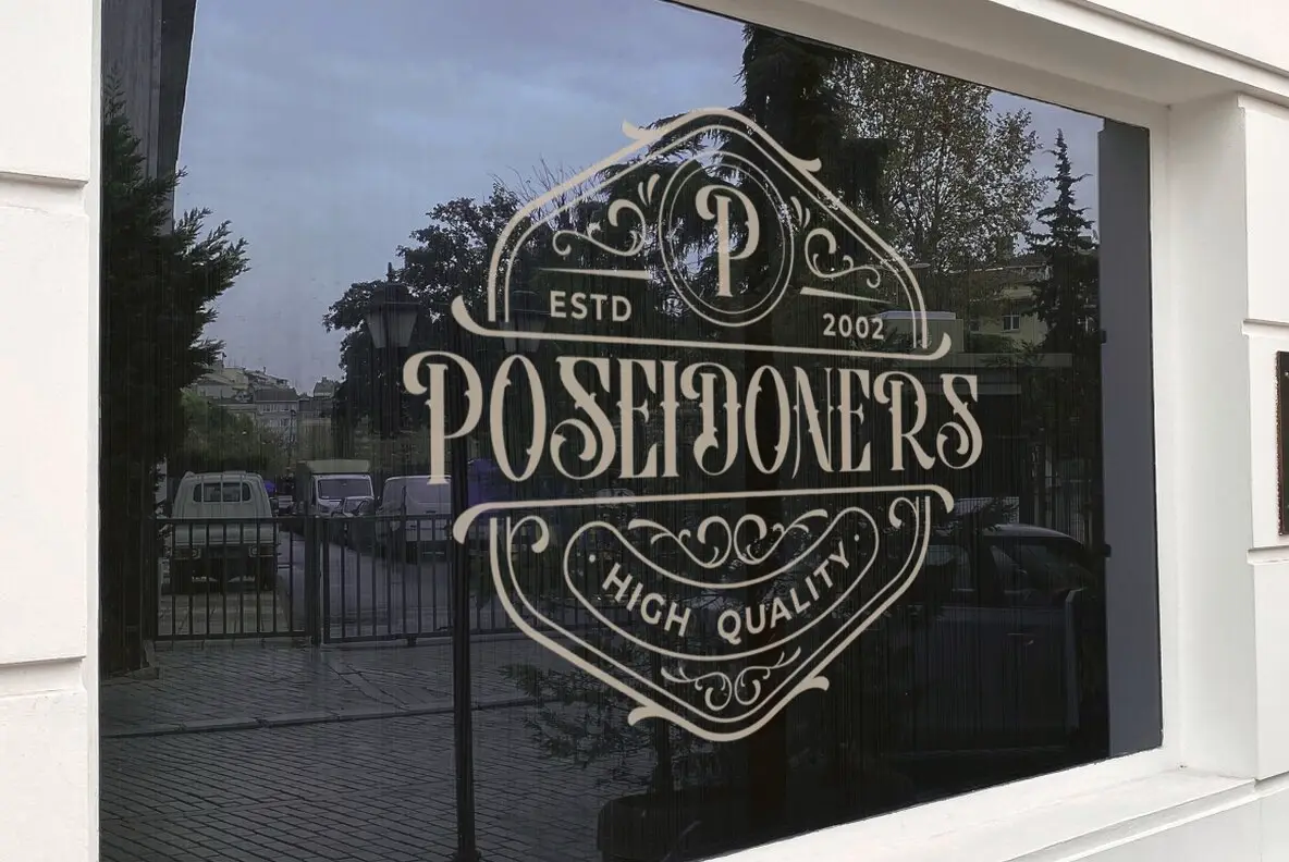 Vintage Binary Font - YouWorkForThem