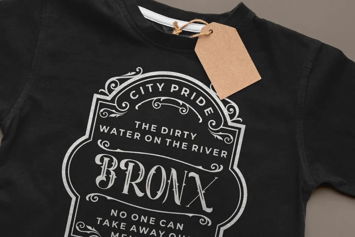 Vintage Binary Font - YouWorkForThem