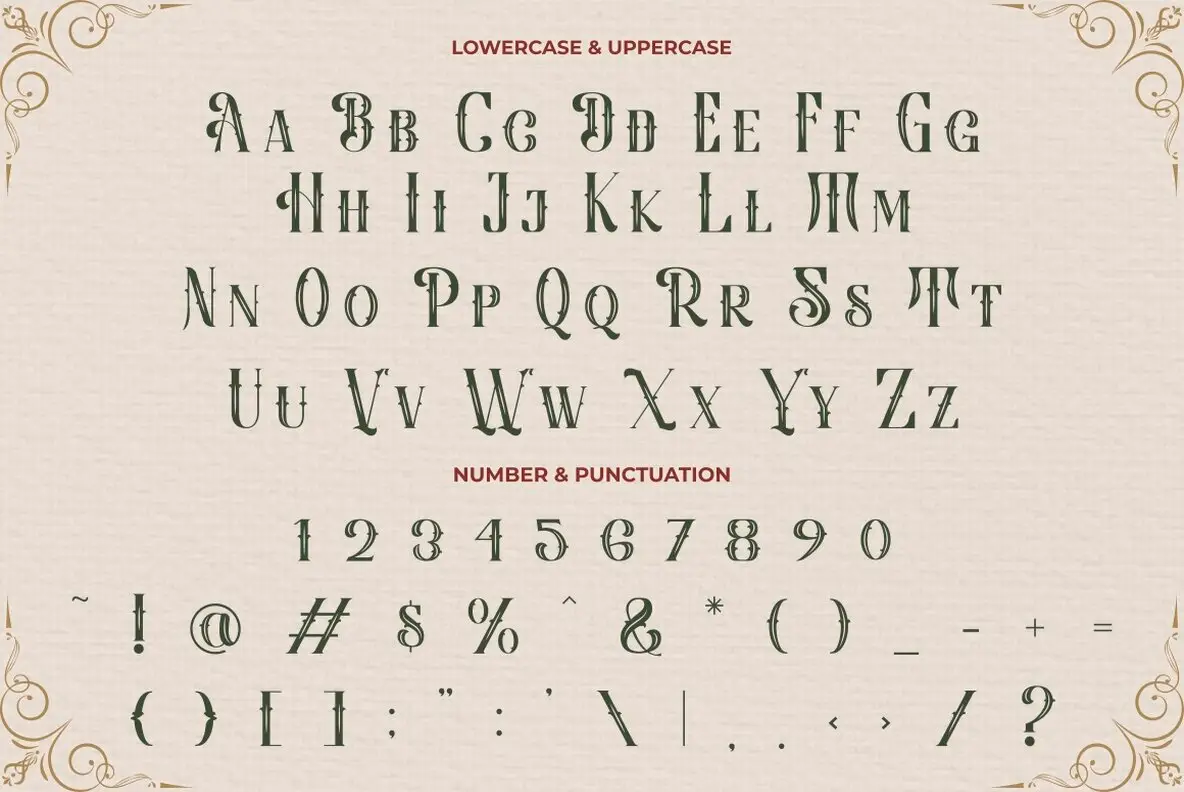 Vintage Binary Font - YouWorkForThem