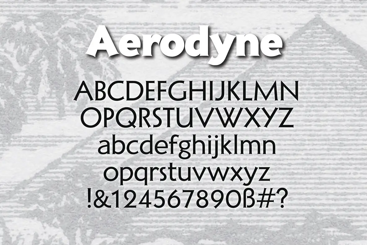 Aerodyne Font - FontPath