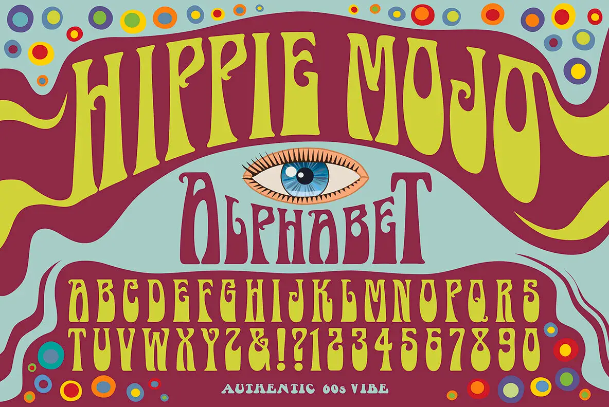 Hippie Mojo Font - YouWorkForThem