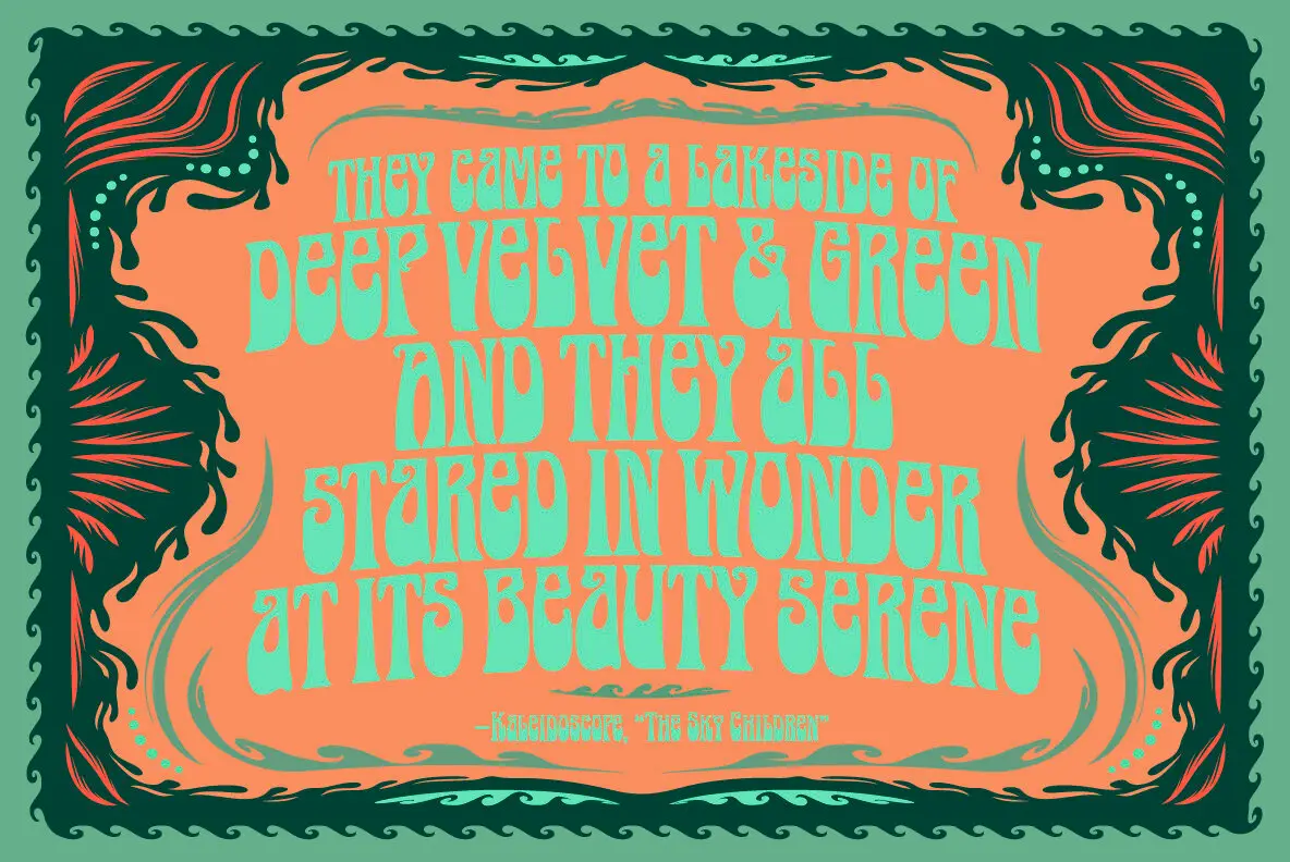 Hippie Mojo Font - YouWorkForThem