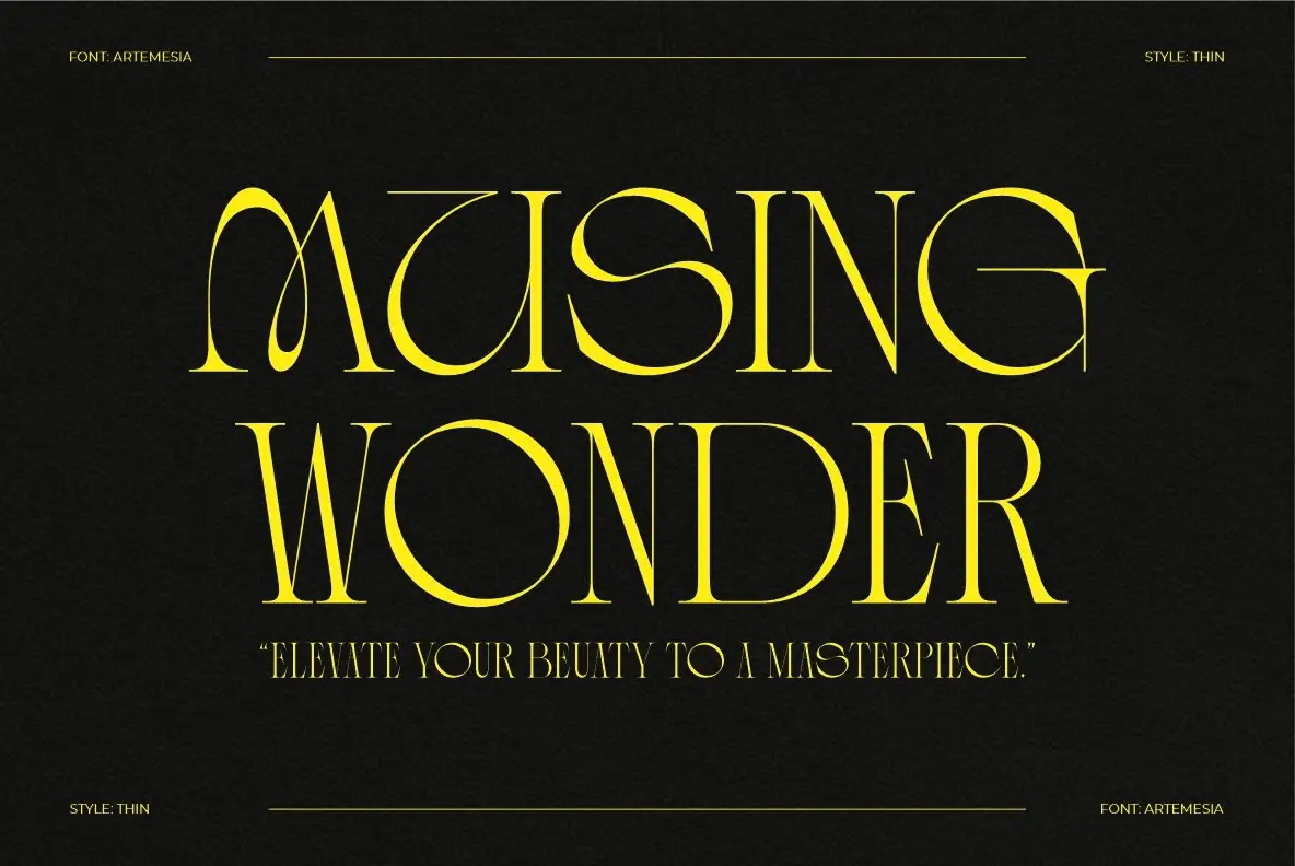 Artemesia Font - YouWorkForThem