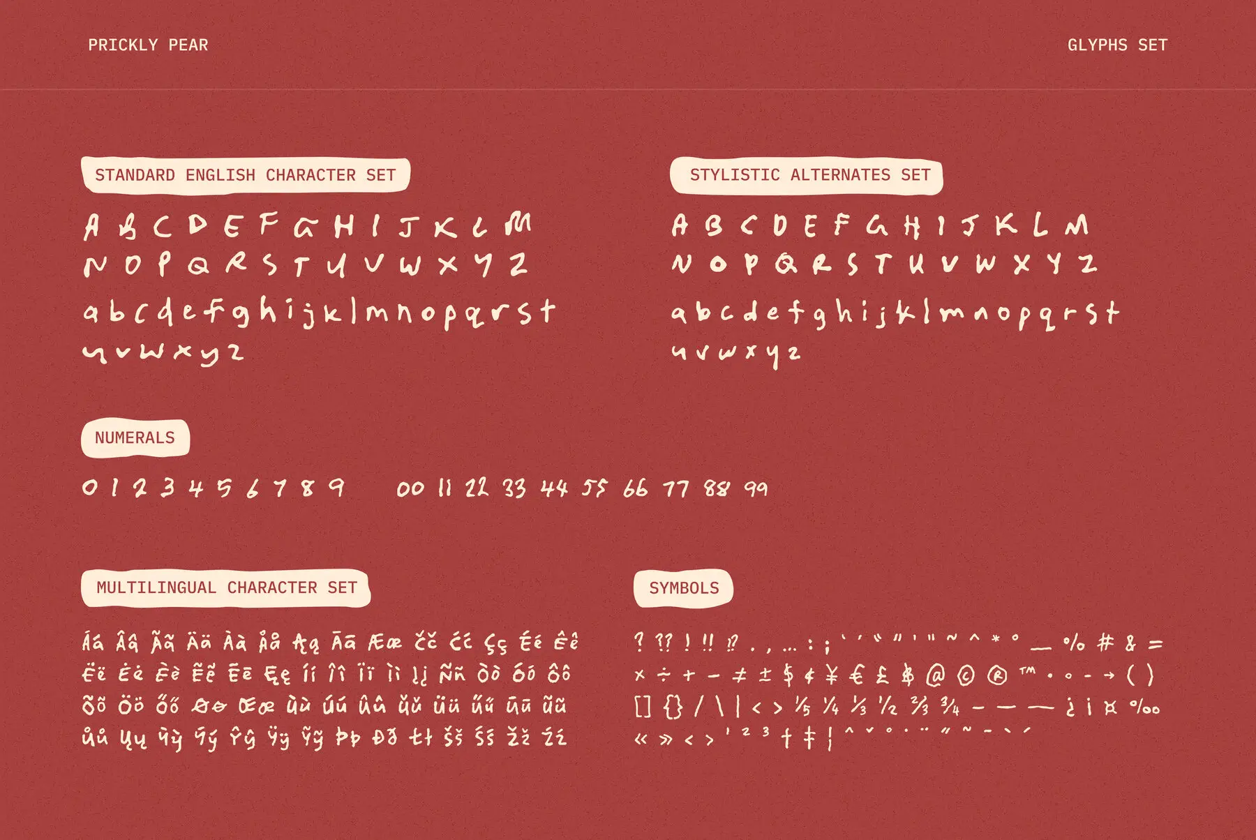 Prickly Pear Font - YouWorkForThem