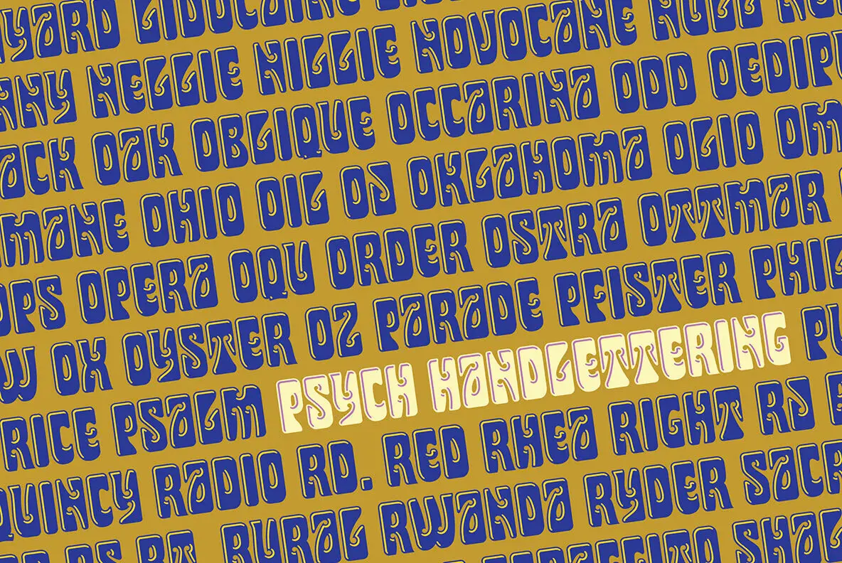 Psych Handlettering Font - YouWorkForThem