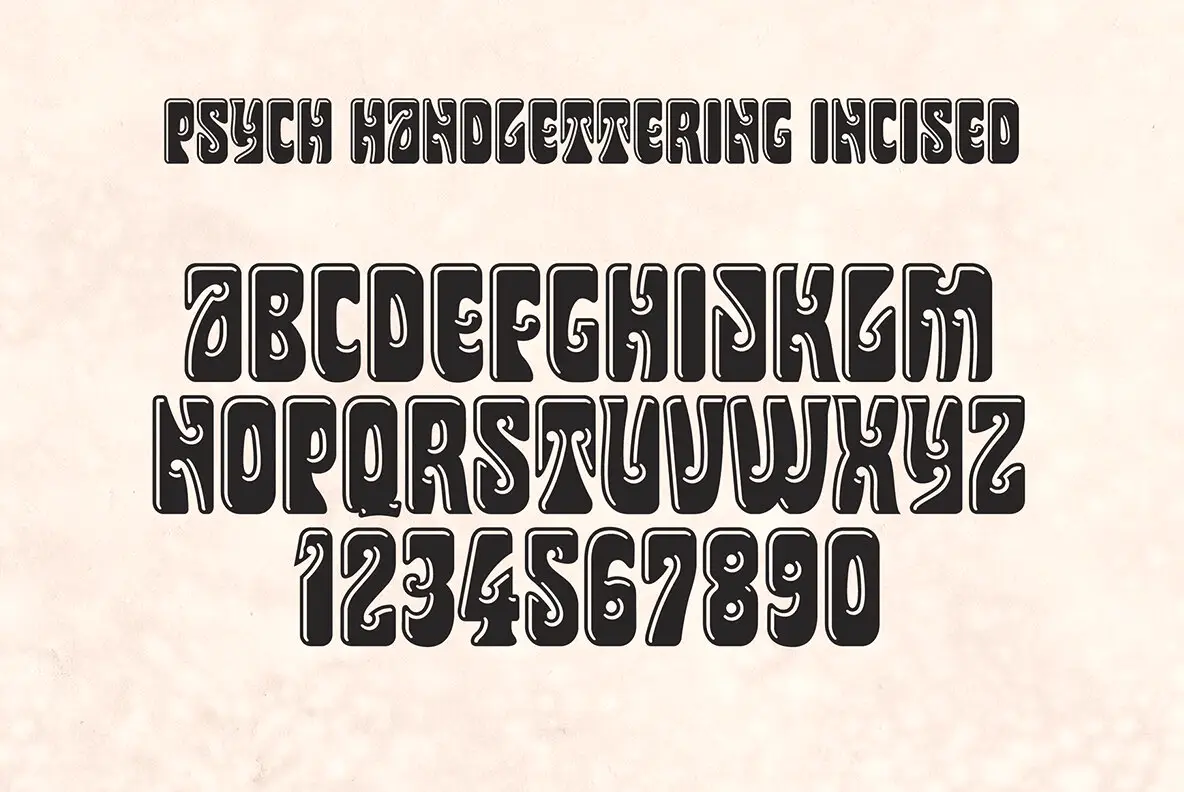 Psych Handlettering Font - YouWorkForThem