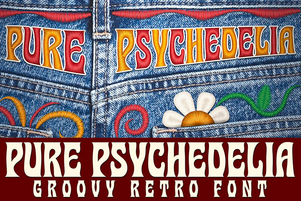 Pure Psychedelia Font - YouWorkForThem