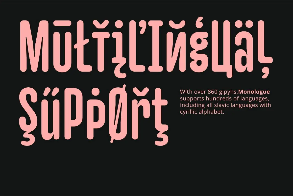 Monologue Rounded Font - YouWorkForThem