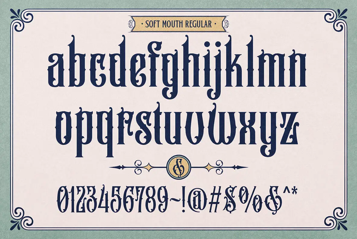 Soft Mouth Font - YouWorkForThem