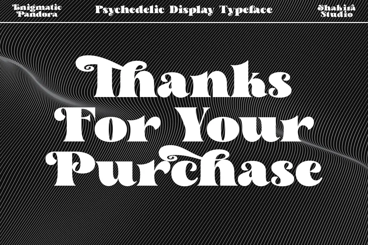 Enigmatic Pandora Font - FontPath