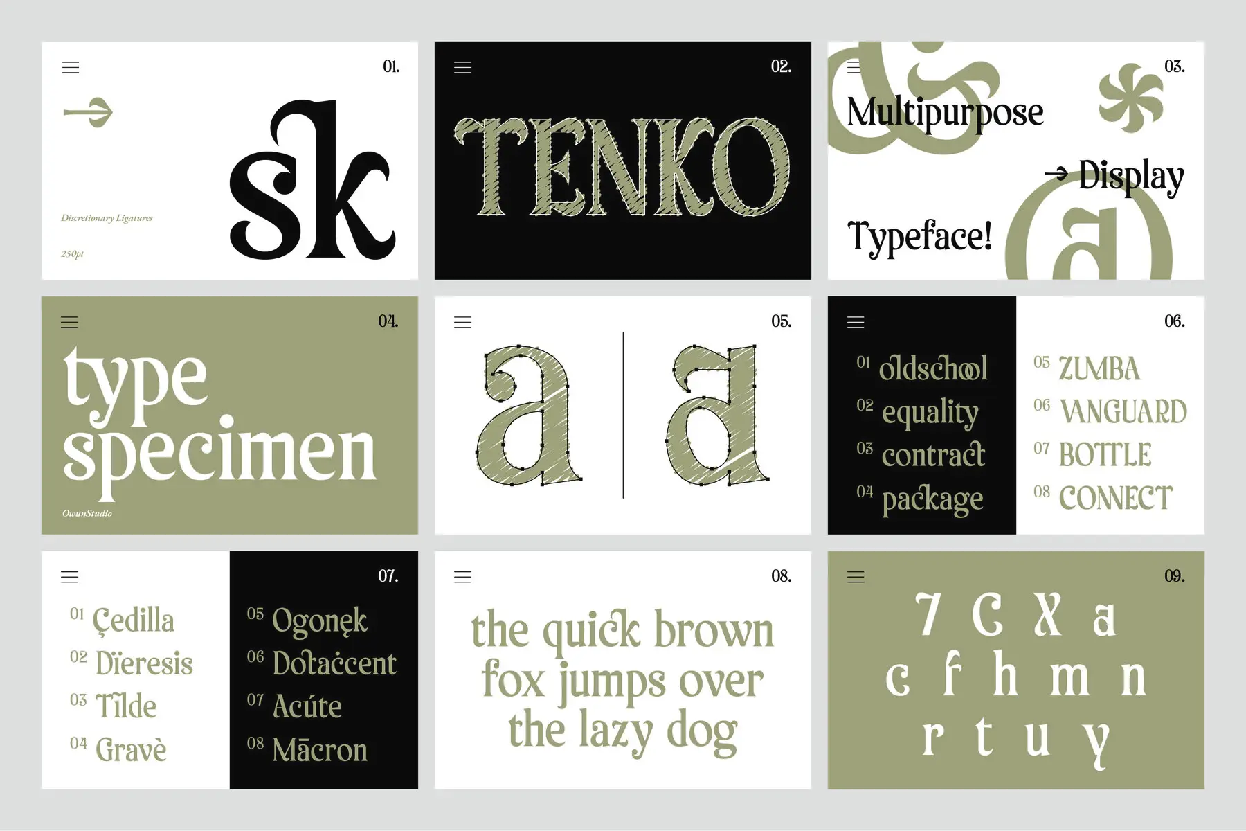 AO Tenko Font - YouWorkForThem